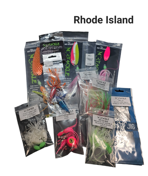 Rhode Island Bottom Fishing Bundle Fully Rigged Spoons Hi Los Teasers ...