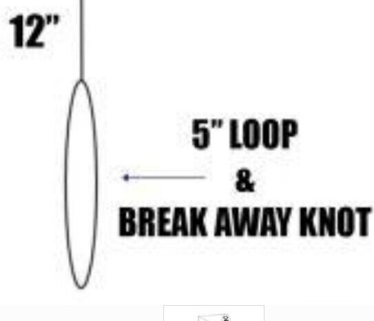 Fishing Hi - Lo Bottom Rig Double Dropper Loop 40 Lb Mono Line Fluke S ...