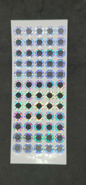 2d Flat Eyes Fishing Lure Silver Reflective 10k Lot Tackle 8mm | M3Tackle