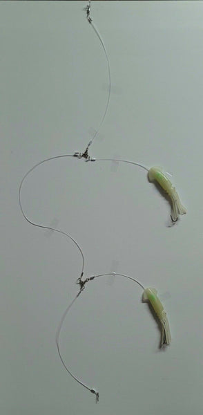 Deep Drop Bottom Fishing Rig Glow Tile Rose Snapper Cod Grouper Golden ...